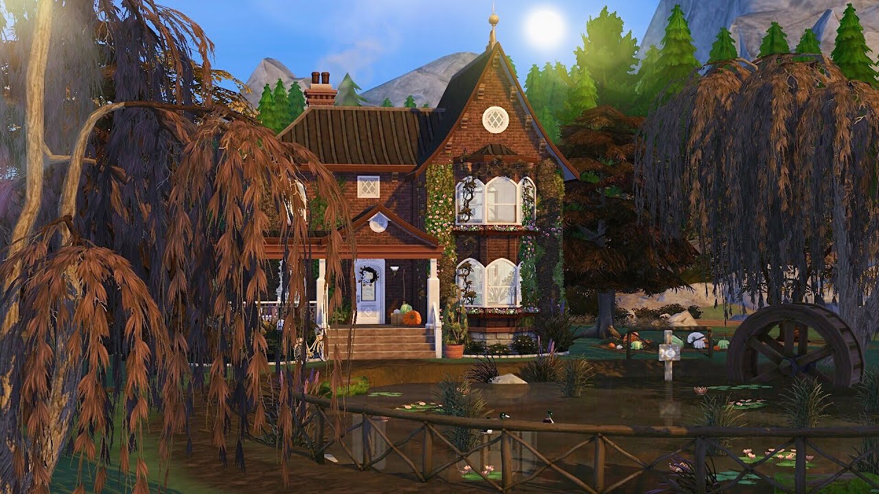 Witch Home • The Sims 4 • No CC | Speed Build - YouTube
