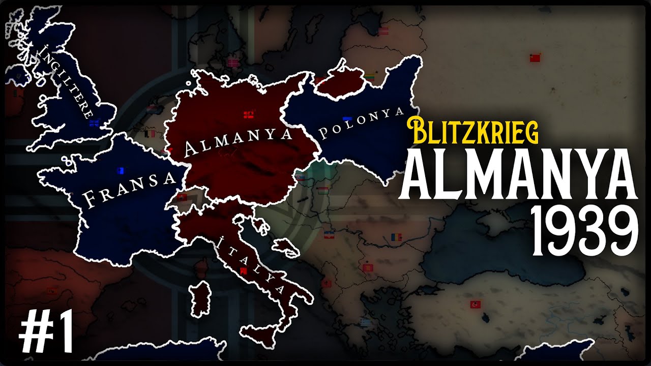 BLITZKRIEG ⚔️ | WW2 Almanya - Age of History 2 | BÖLÜM 1 - YouTube
