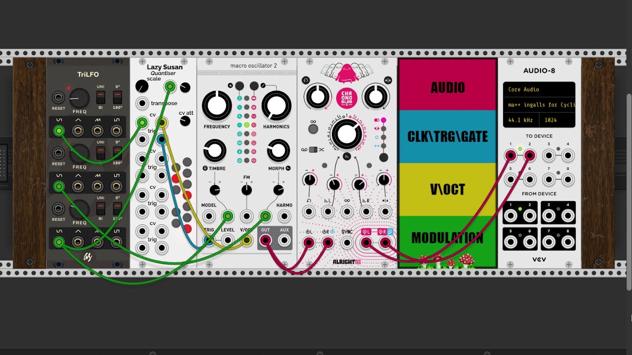 Tiny VCV Rack patch n°2 - YouTube