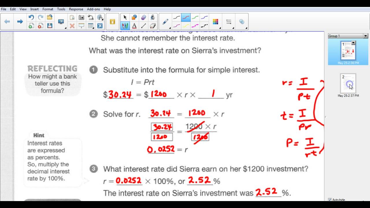 1 2 Simple Interest Problems YouTube 1-2-simple-interest-problems-youtube