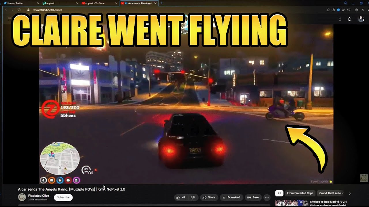 Swizz Reacts To Zolo's Collision With Claire & Violet | NoPixel | GTA ...