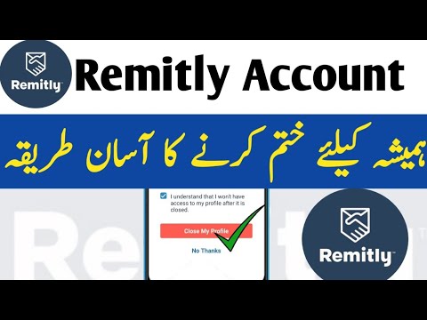 remitly money transfer account kaise delete kare | how to delete ...