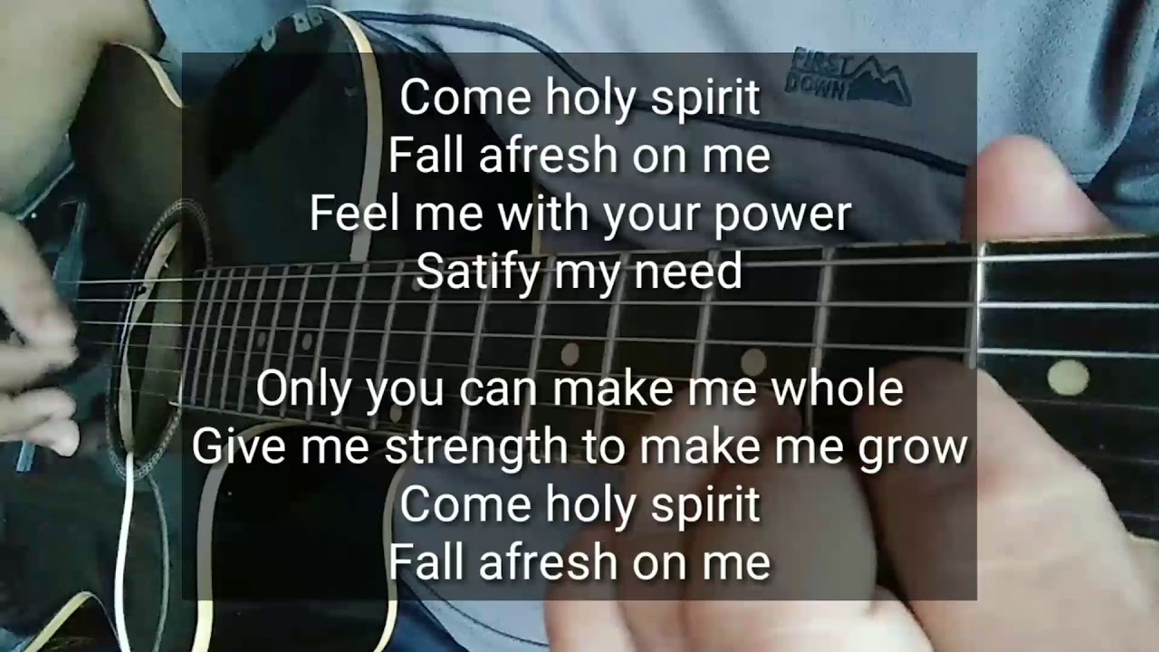 Come Holy Spirit ( Fall Afresh On Me ) - Steve Kuban (guitar cover ...