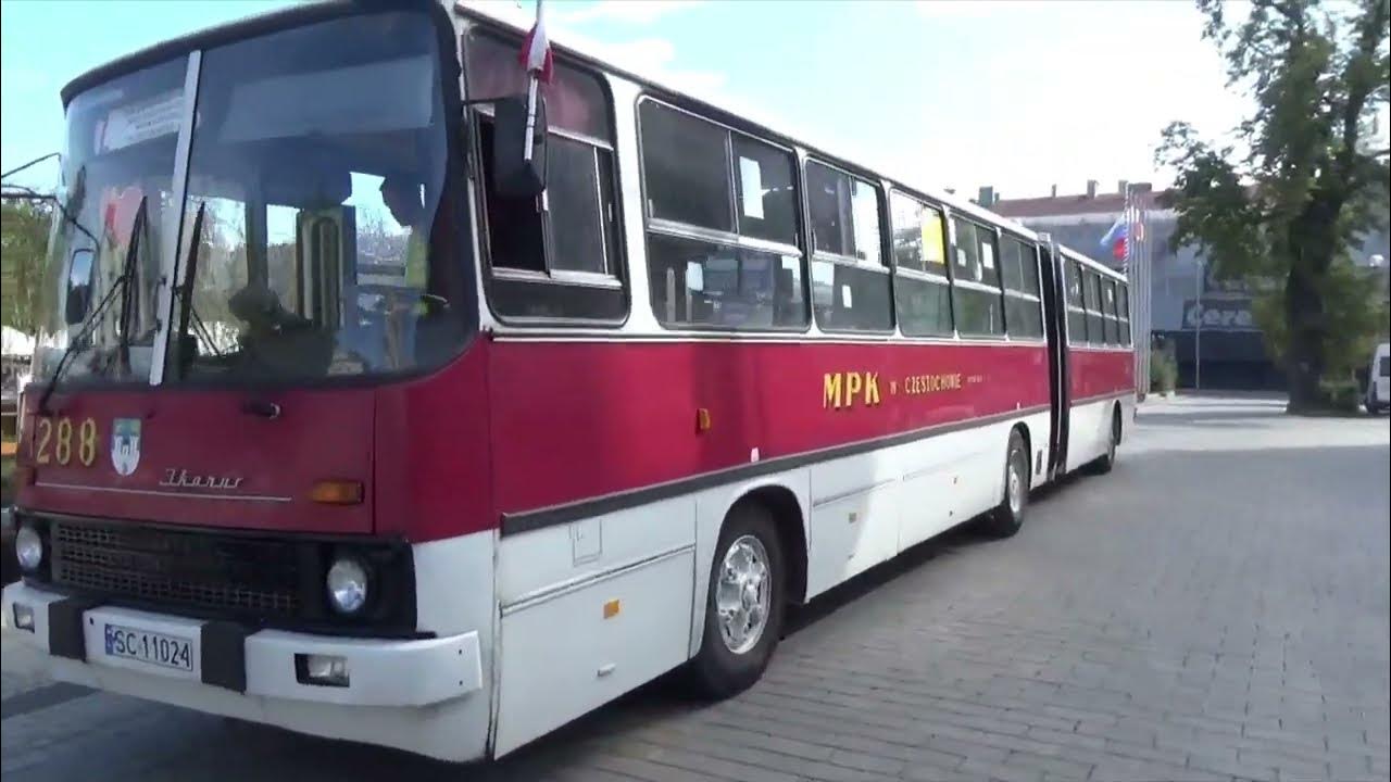 Przejazd autobusem Ikarus 280 podczas XIII edycji Industriady. Autobus należy do MPK Częstochowa ...