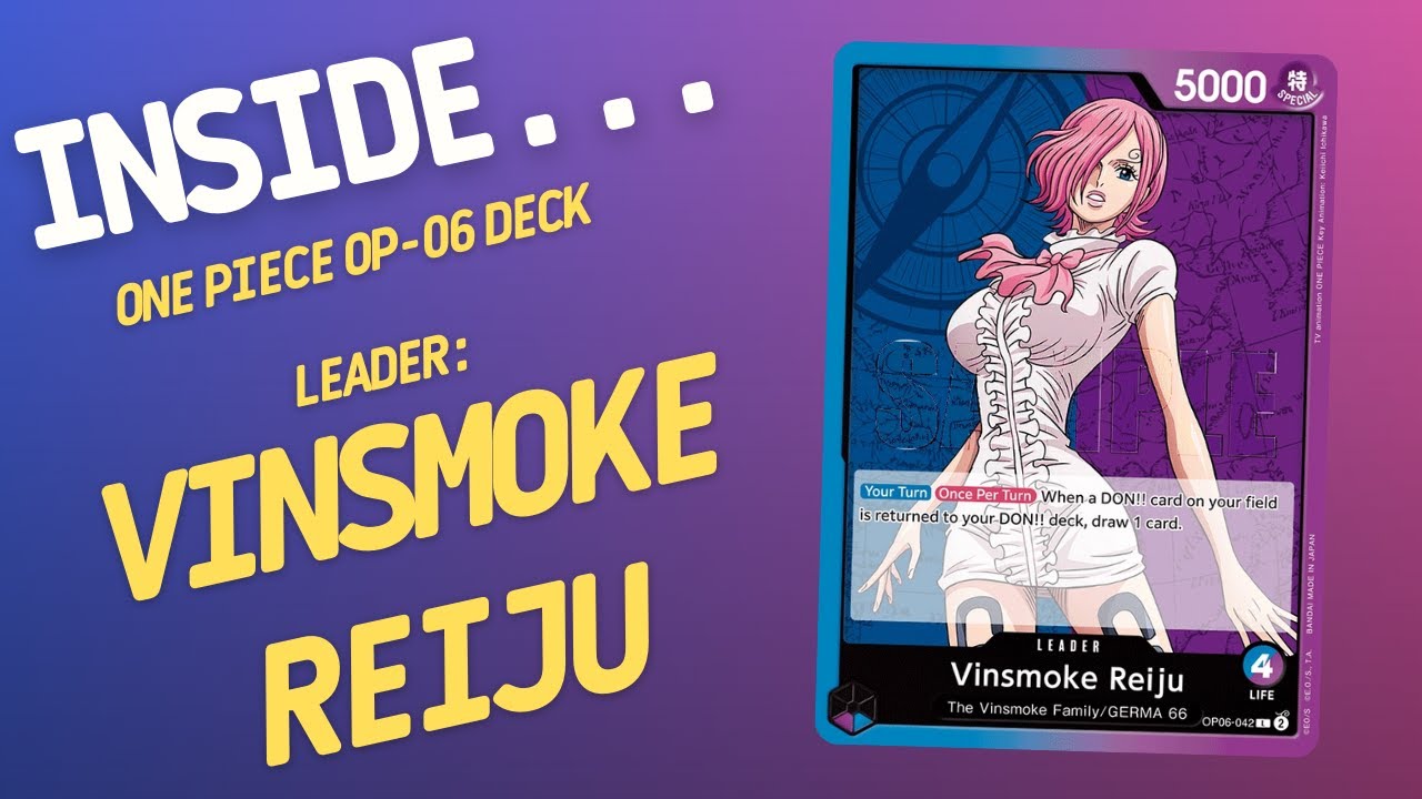 One Piece Card Game OP-06 Deck - Vinsmoke Reiju Leader | #563 - YouTube