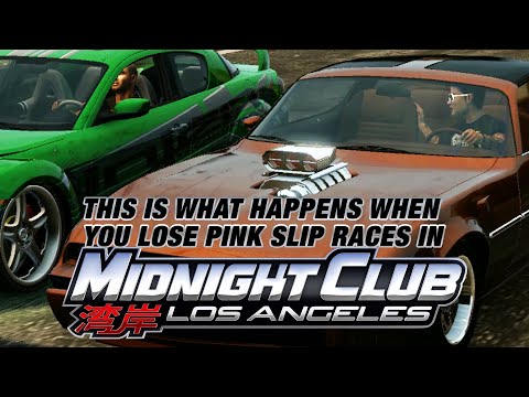 Midnight Club Los Angeles - When you lose pink slip races