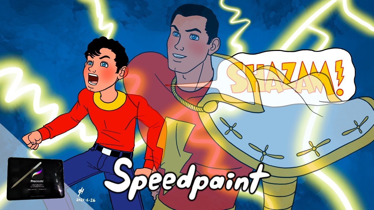Drawing | Billy Batson/Captain Marvel | Shazam! | DC Comics - YouTube