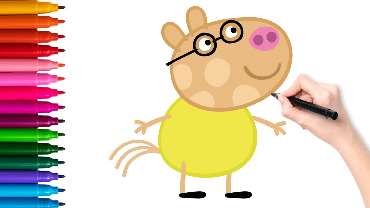 How to Draw Pedro Pony from Peppa Pig #drawingforkids #peppapig # ...