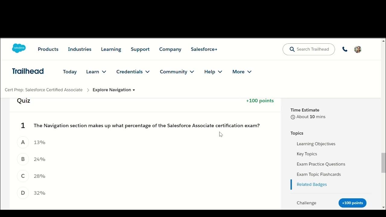 Explore Navigation | Cert Prep: Salesforce Certified Associate | Salesforce - YouTube