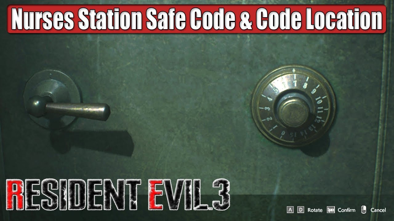 Resident Evil 3 Remake | Nurses Station Safe Code | Safe Code Location ...