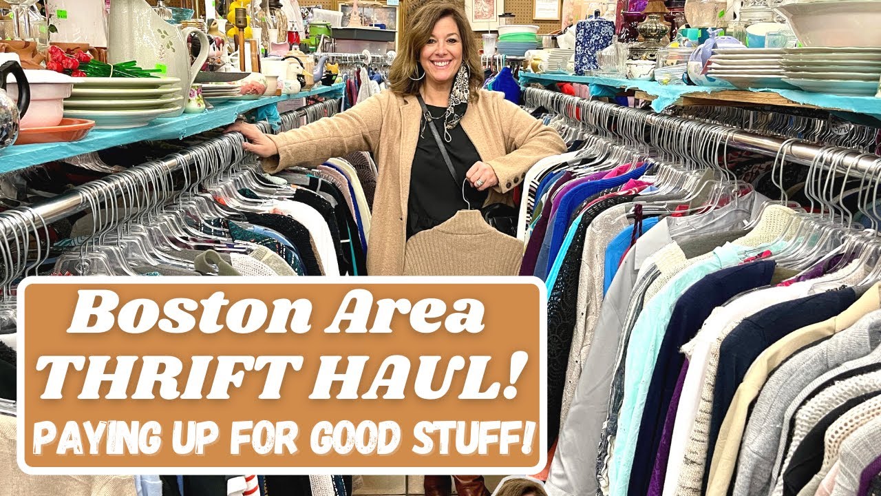 Boston Area Thrift Haul When to PAY UP for Good Items to Sell on ...