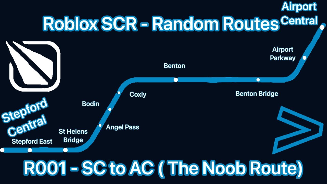Roblox SCR - Episode 9 of Random Routes - R001 - Stepford Central to ...