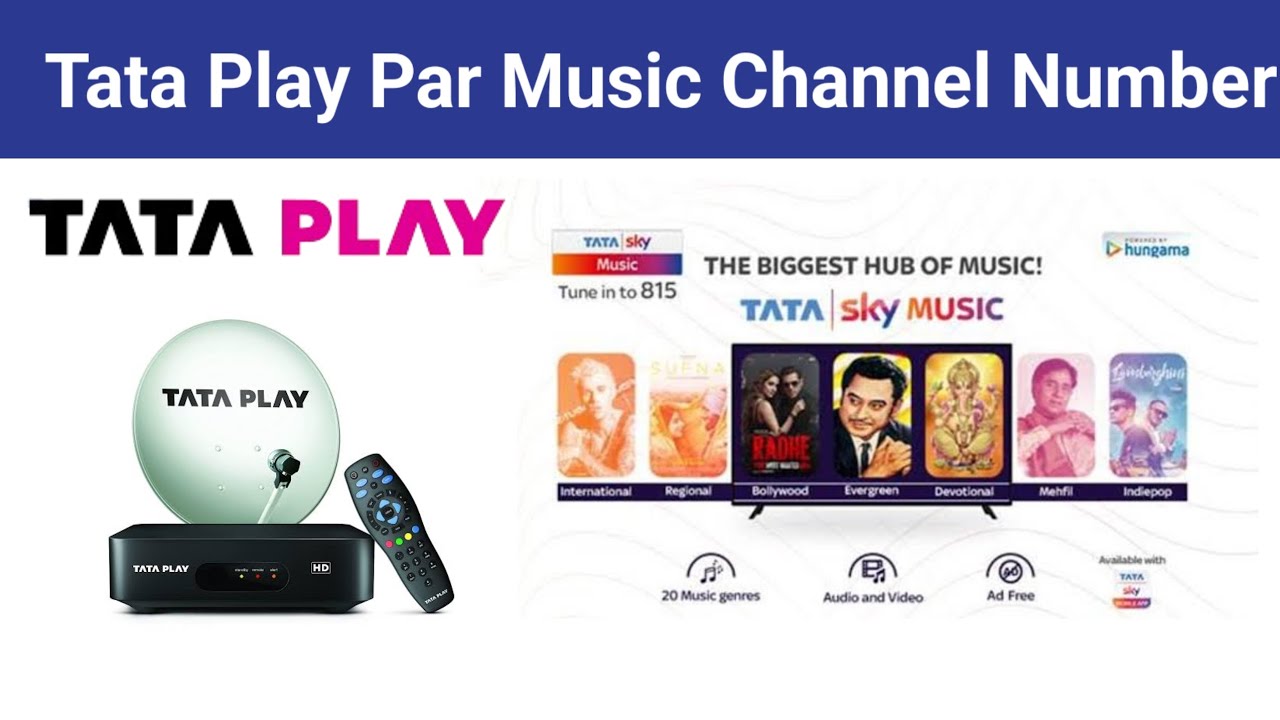 TATA play Par Music Song channel number kya New number 2025 में नया ...