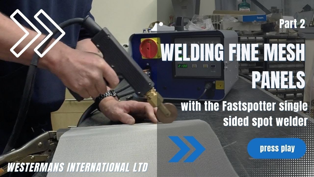 Wire Mesh Welding with a Fastspotter Single Sided Spot Welder - Part 2 ...