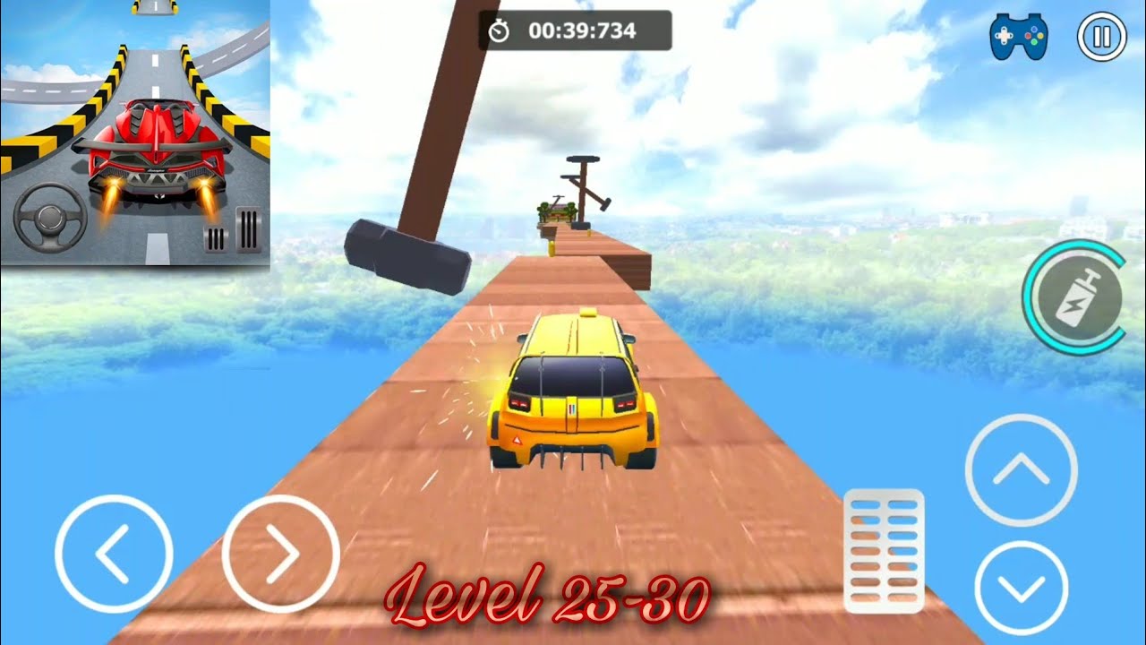 Car Stunts 3D Free_Extreme City GT Racing_Stage 26-30 Complete _ iOS ...