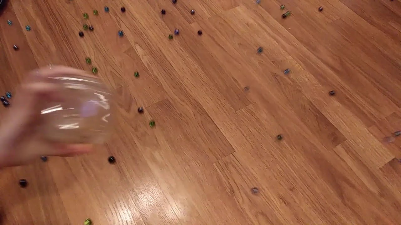 Marbles Spilled On The Floor - Free Stock Creative Commons Video - YouTube
