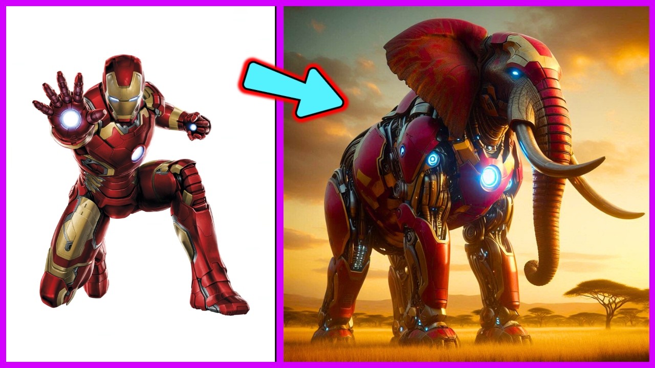 AVENGERS But ELEPHANT 🐘 AVENGERS🔥 All Characters marvel & DC 2024💥 ...