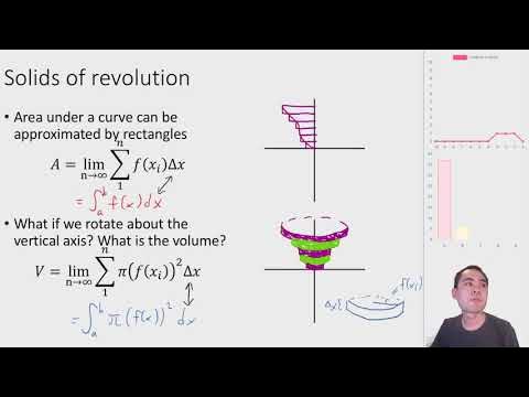 MATA35 - Lecture 2b - Solids of revolution and other volume integrals ...
