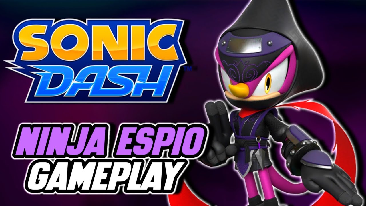 NINJA ESPIO GAMEPLAY SHOWCASE - Sonic Dash - YouTube
