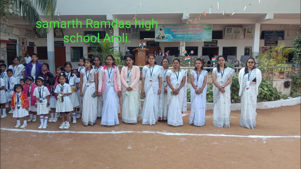 26 January celebration in samarth ramdas high school Aroli.2024.26 ...