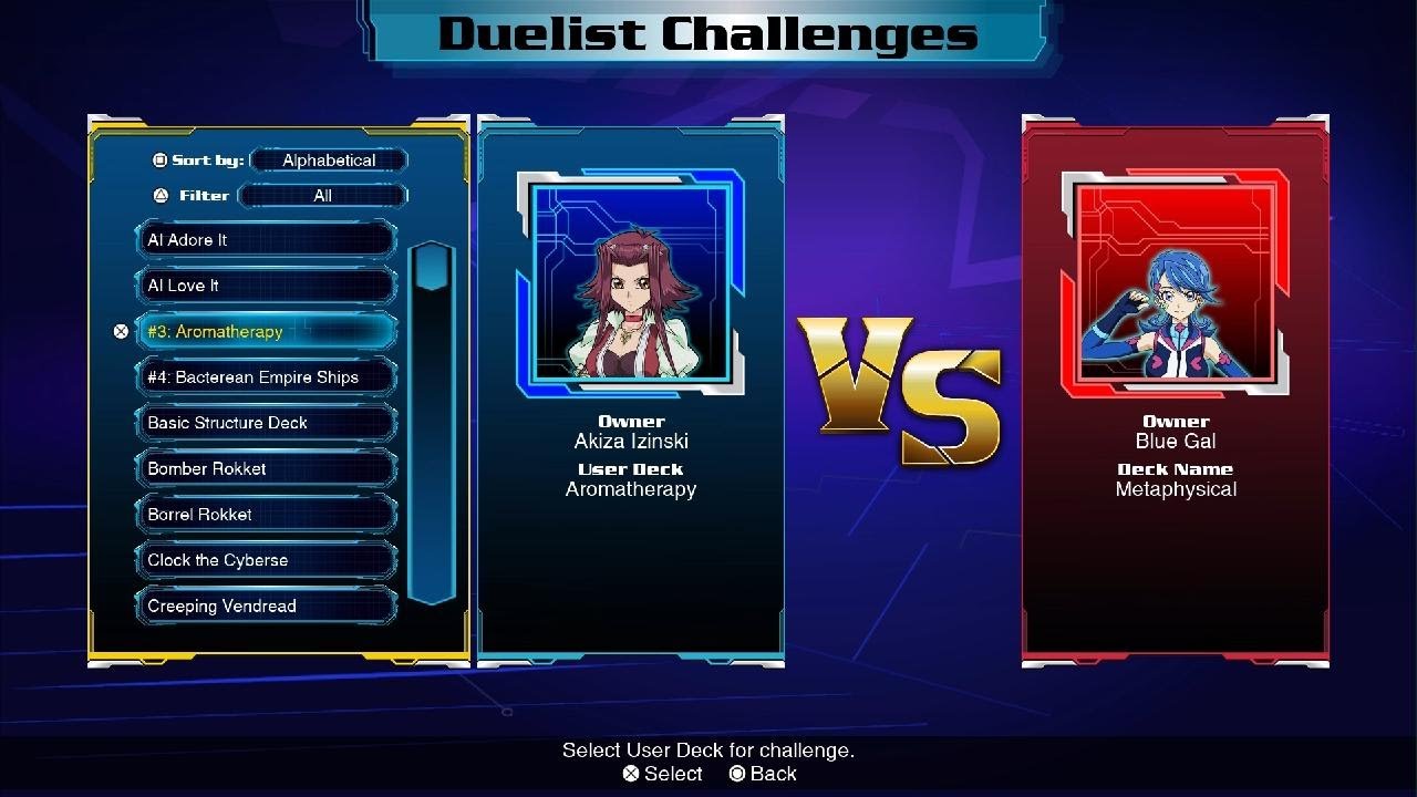 Yu-Gi-Oh! VRAINS Duelist Challenge 4 - Blue Gal - YouTube