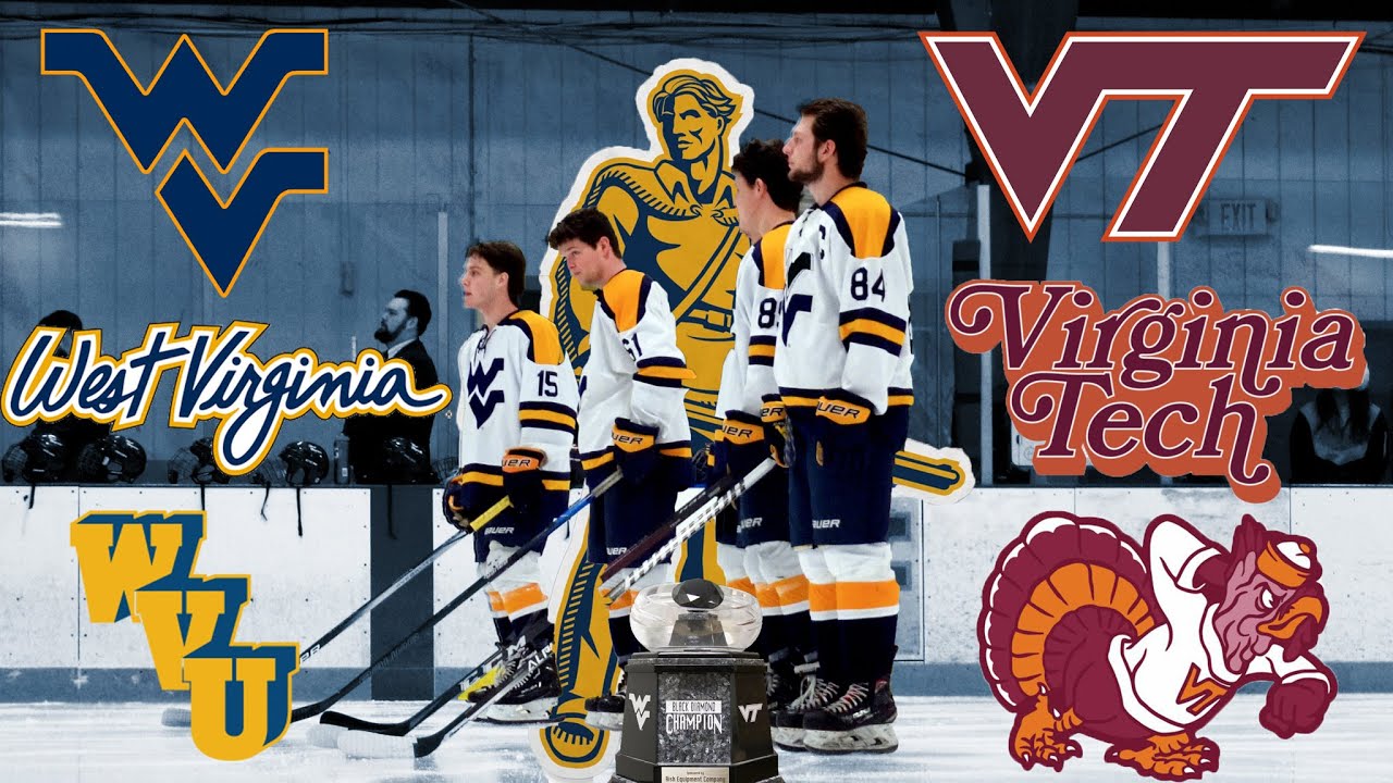 West Virginia vs. Virginia Tech D2 Ice Hockey Recap - YouTube
