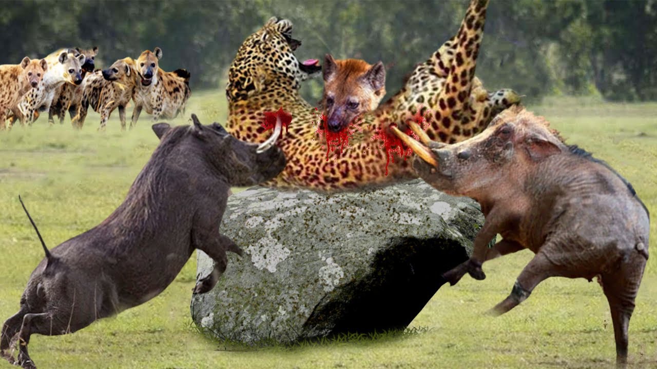 Leopard Is Revenge Of Warthog After Killing Warthog's Daughter #leopard ...