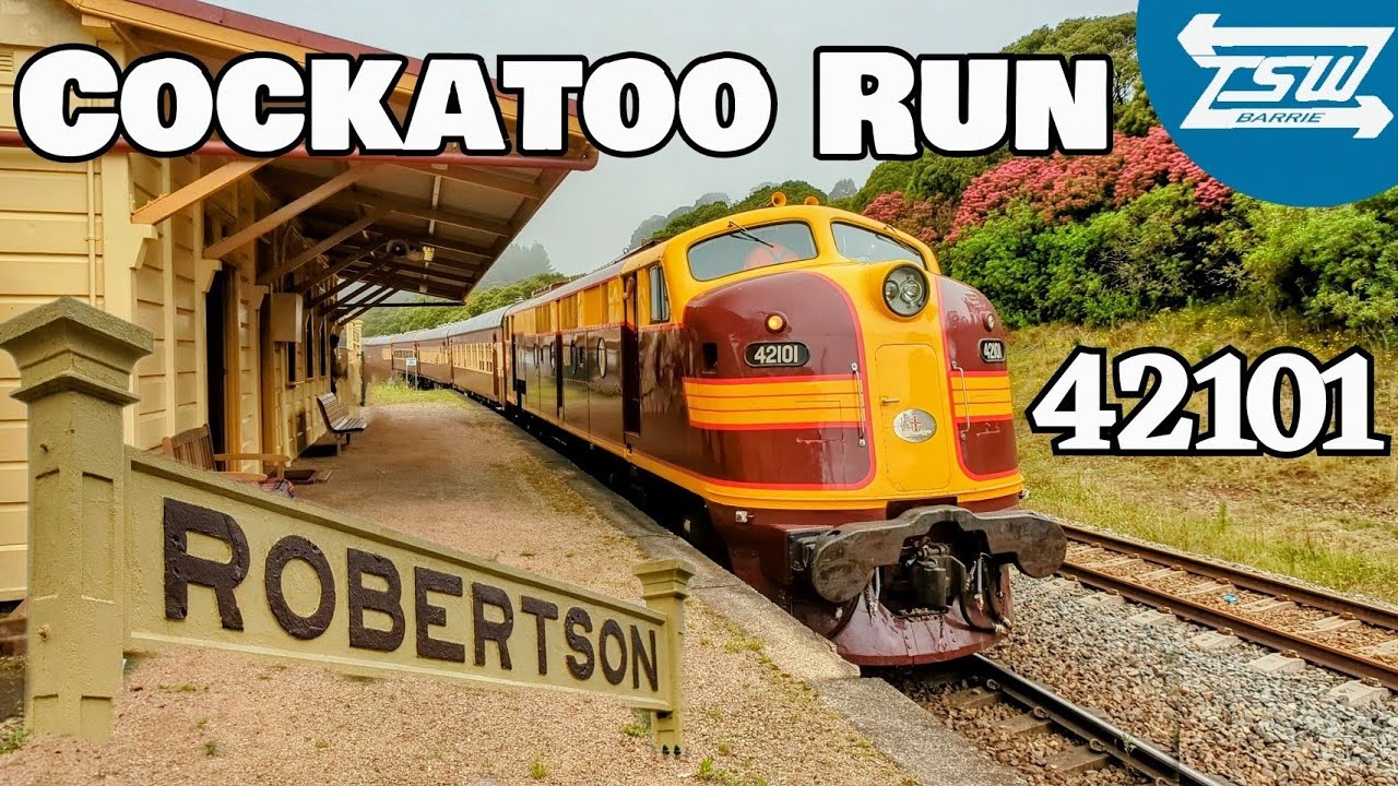 Cockatoo Run: Diesel Locomotive 42101's Vintage Journey to Robertson ...