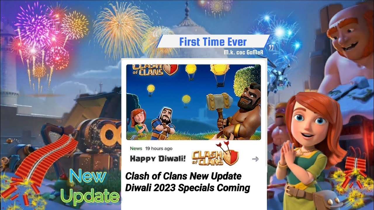 Coc India Special Update & Events Comingin Clash of Clans Diwali 2023 ...