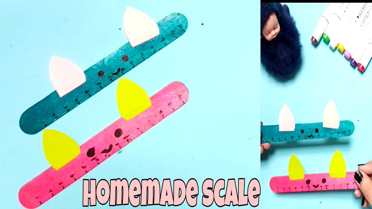 DIY popsicle sticks crafts /craft idea How to make scale / homemade ...