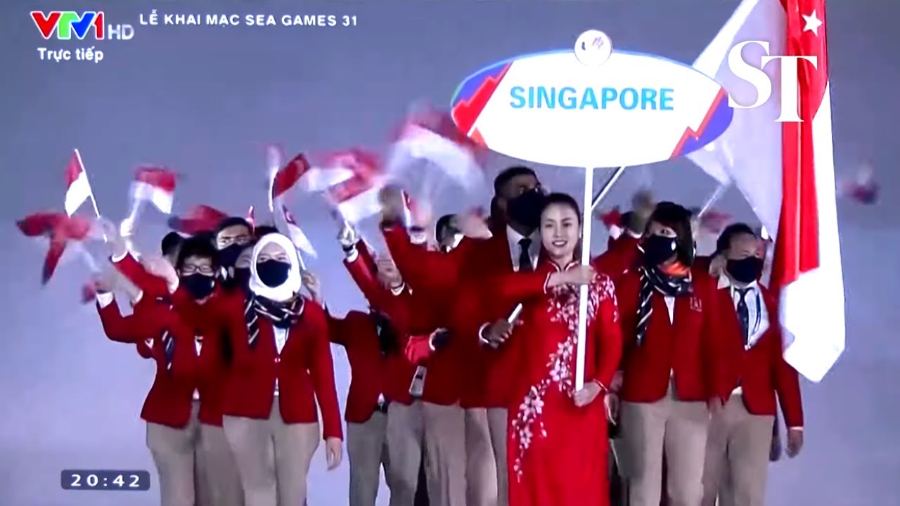 31st SEA Games begin with spectacular opening ceremony in Hanoi - YouTube