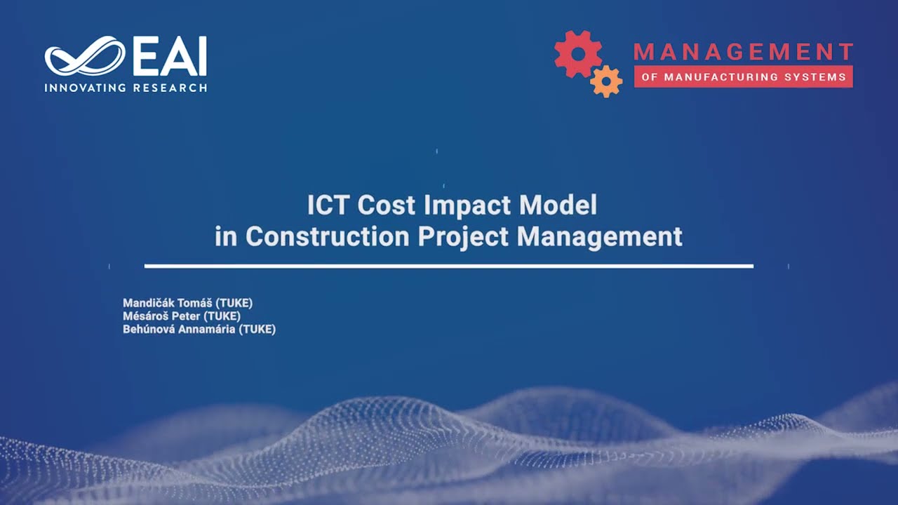 ICT Cost Impact Model in Construction Project Management - YouTube