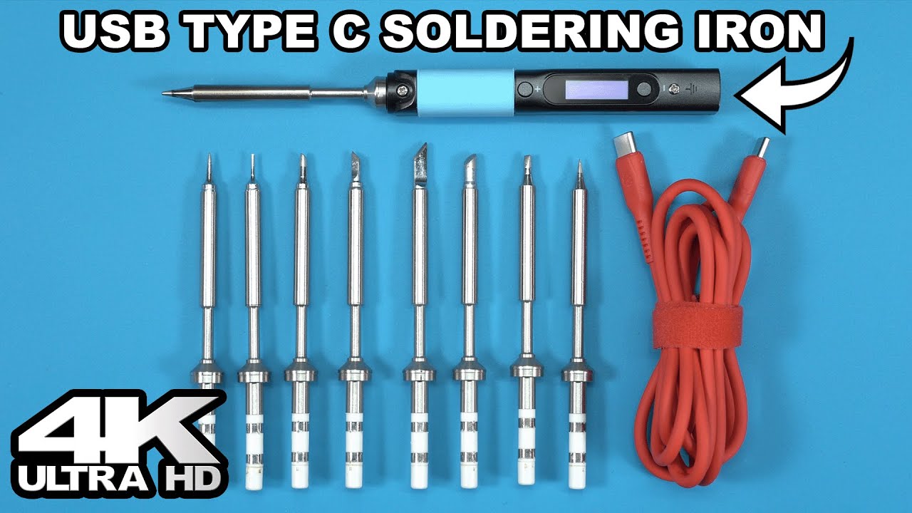 Pinecil Soldering Iron and Soldering Tip Set Pine64 Testing and ...