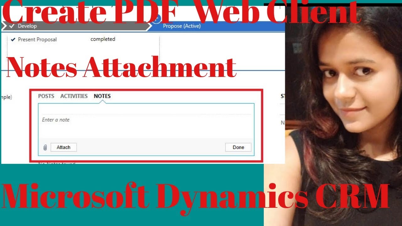 How to create notes and attachments(pdf) in Microsoft Dynamics CRM by ...