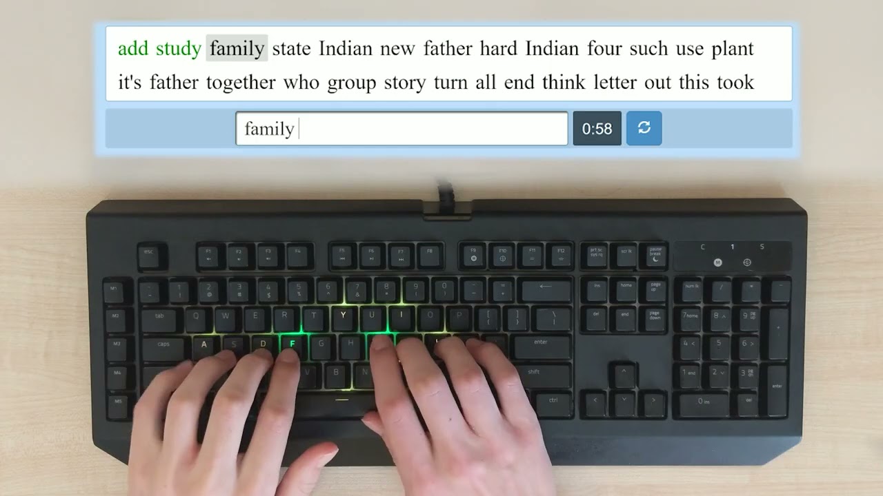 #ASMR Typing Test-71 Words Per Minute (71WPM) | MERK STUDIOUS - YouTube