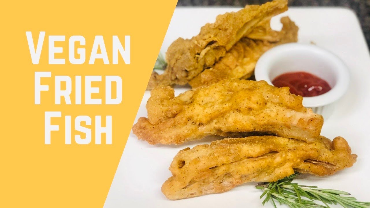 How To Make Vegan Fried Fish Using Banana Blossoms 2 Ways - YouTube