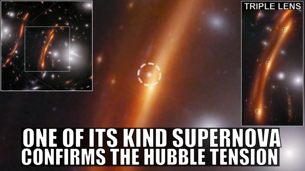 First of Its Kind 3x Lensed Supernova Confirms the Hubble Tension - YouTube