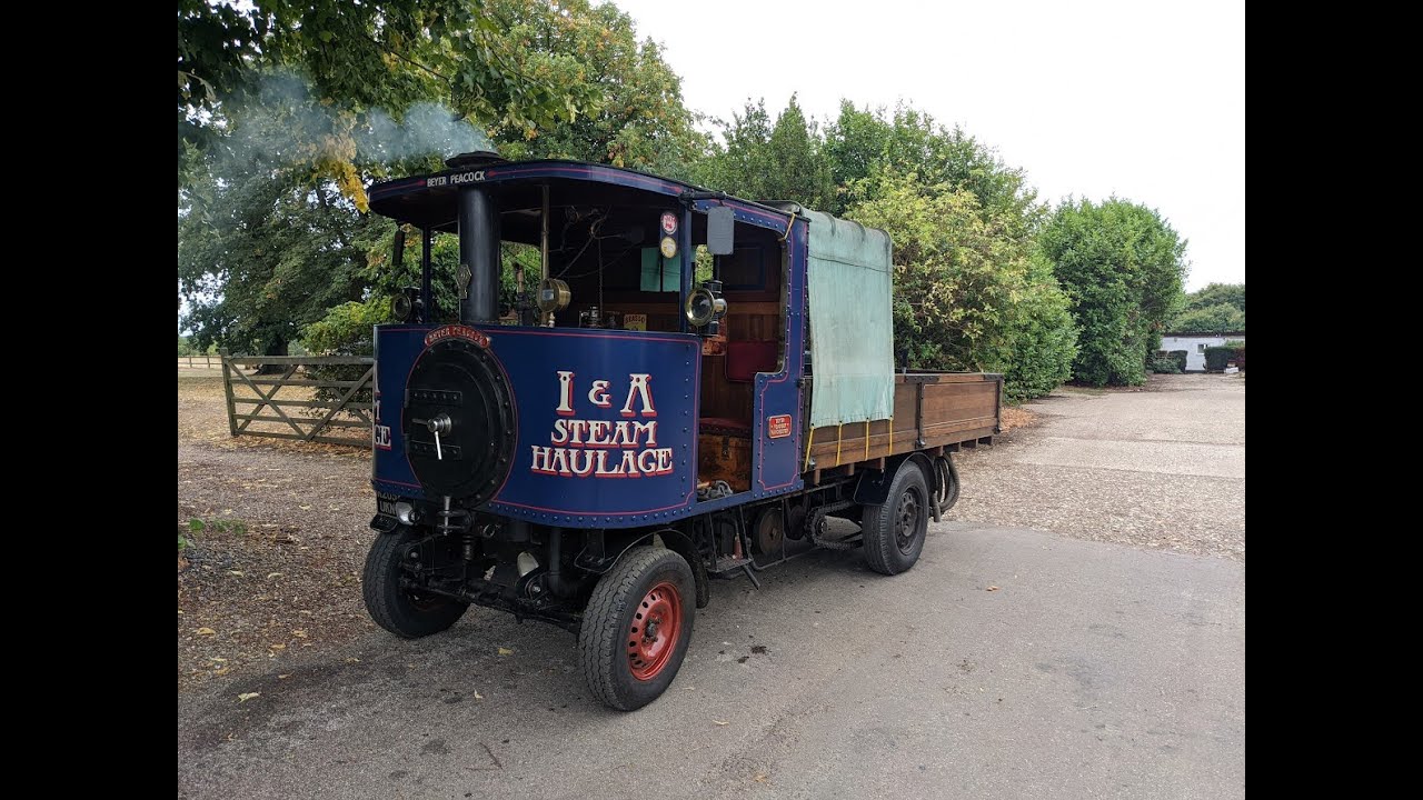 9" Beyer Peacock Steam Wagon - YouTube