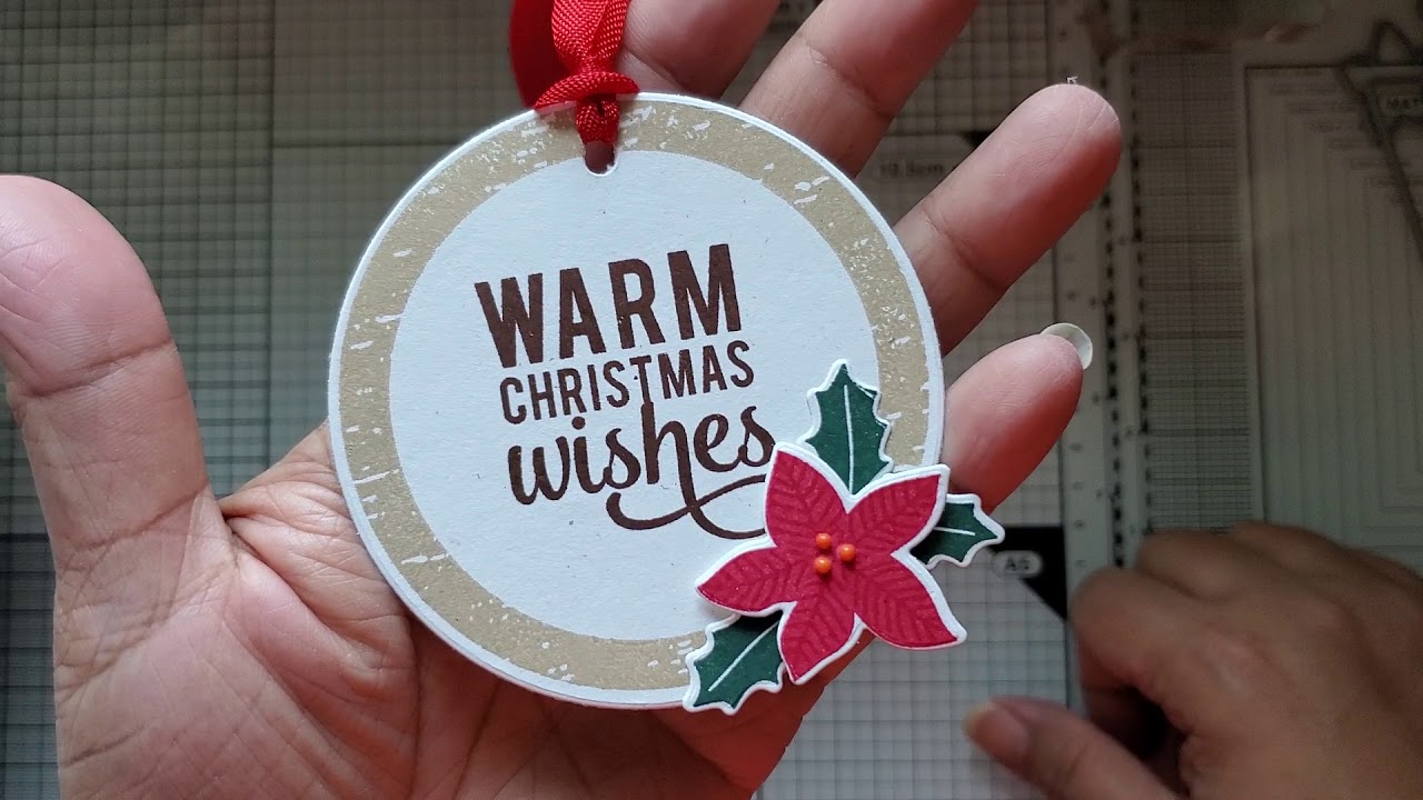 Christmas cardshare for a swap - YouTube