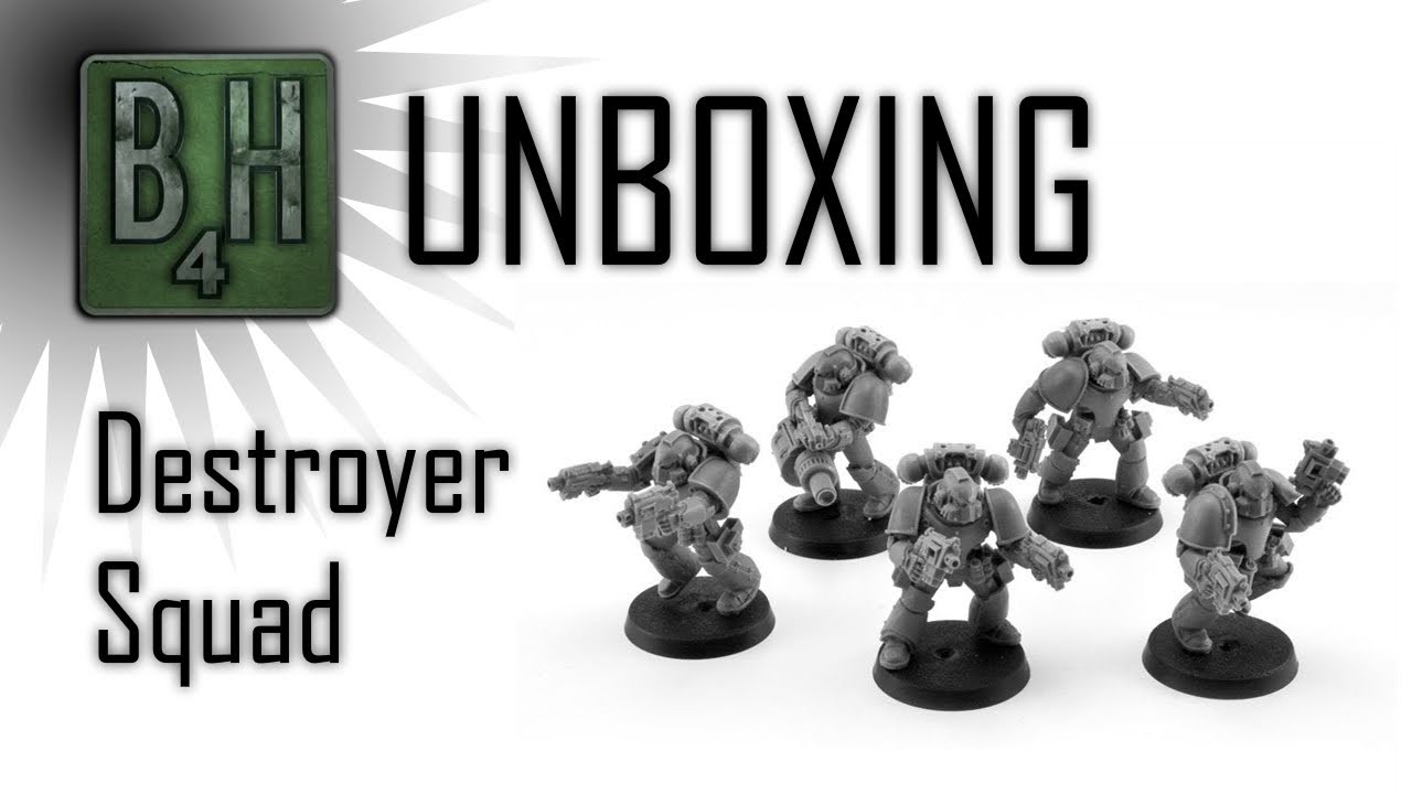 Unboxing: Forgeworld Legion Destroyers - YouTube