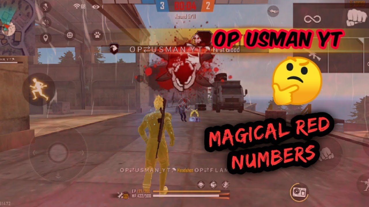 Magical Red Numbers||Perfect Shots With Best Accuracy||[FreeFire ...