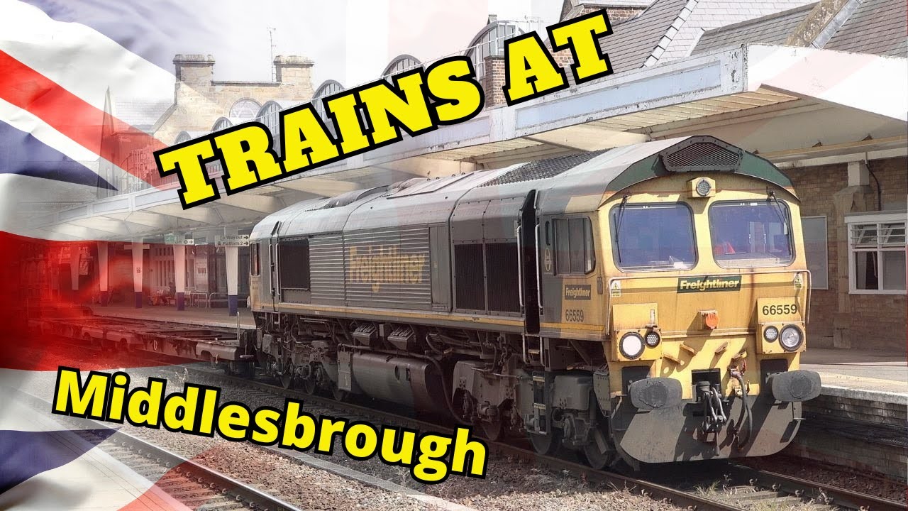 Incredible Trains At Middlesbrough Railway Station - YouTube
