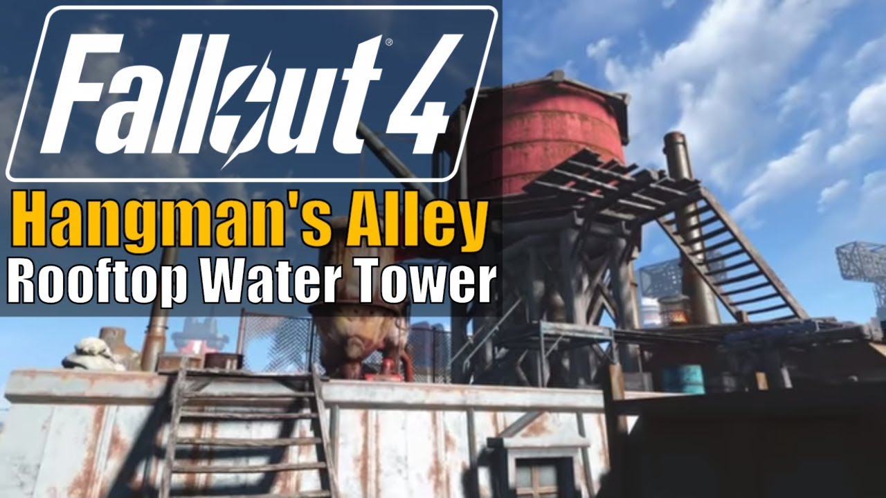 Fallout 4 - Rooftop Water Tower - YouTube