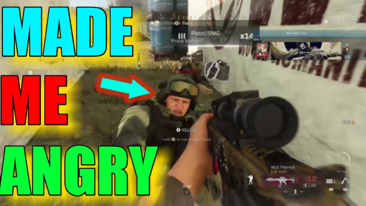 Made me angry [call of duty warzone] - YouTube
