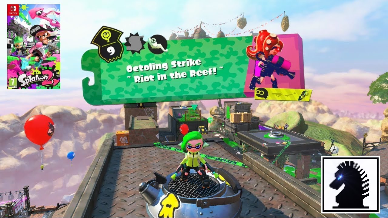 NS Splatoon 2 - Hero Mode - Suction-Cup Lookout #09: Octoling Strike ...