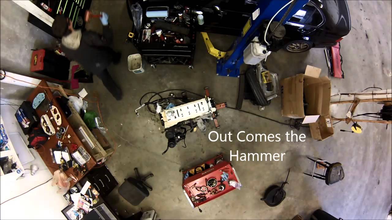 BMW E46 M54 teardown and block timesert - YouTube