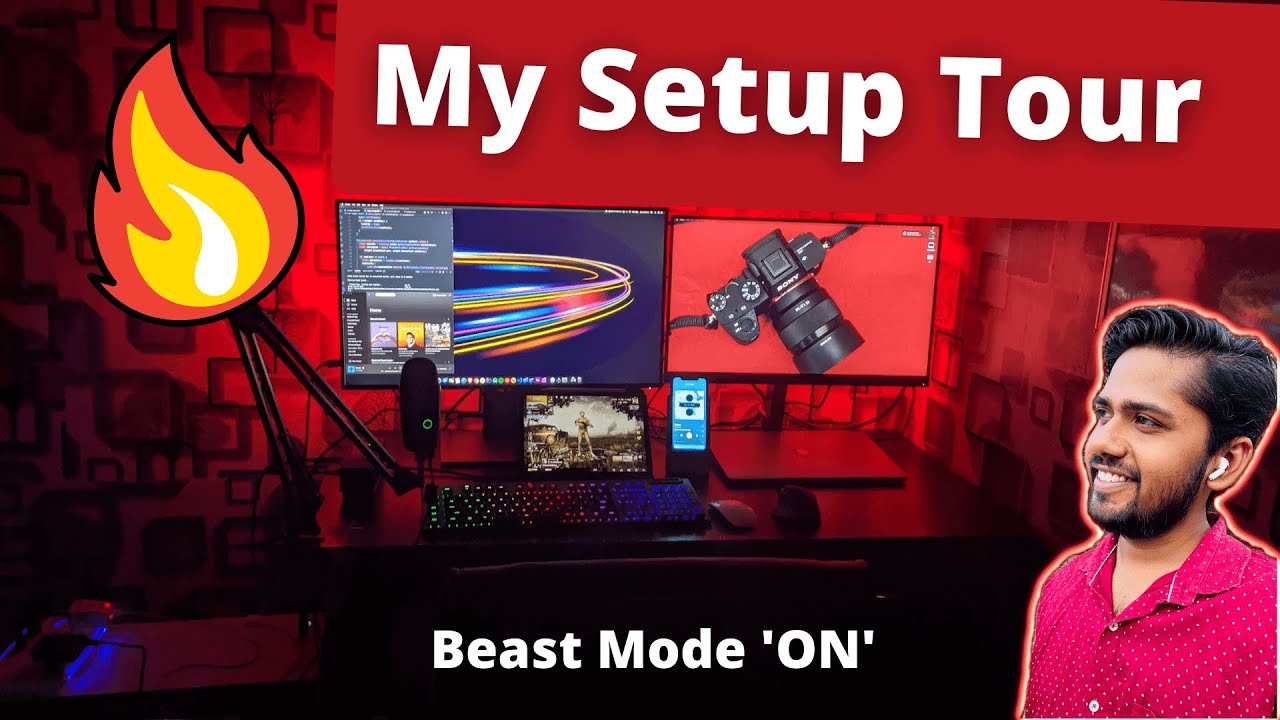 My 'Beast' Setup Tour 🔥 2021 | Dream Desk - YouTube