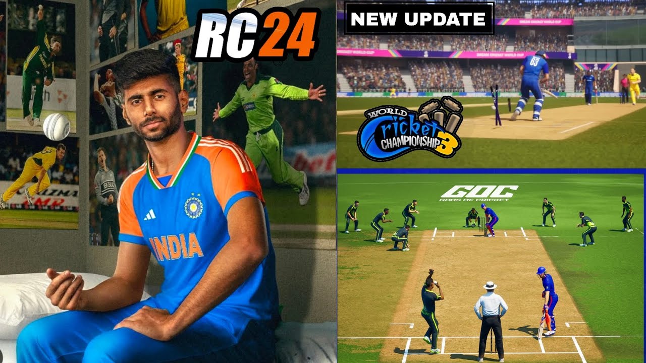 RC24 Update: What's New in Real Cricket 24 | WCC3 Latest Features| GOC ...