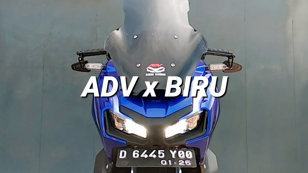 ADV150 repaint warna biru - YouTube
