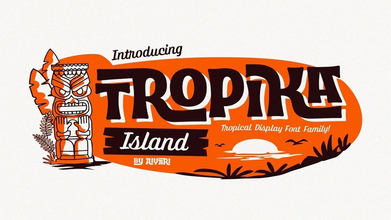 Tropika Island Font Family Font Free Download - YouTube